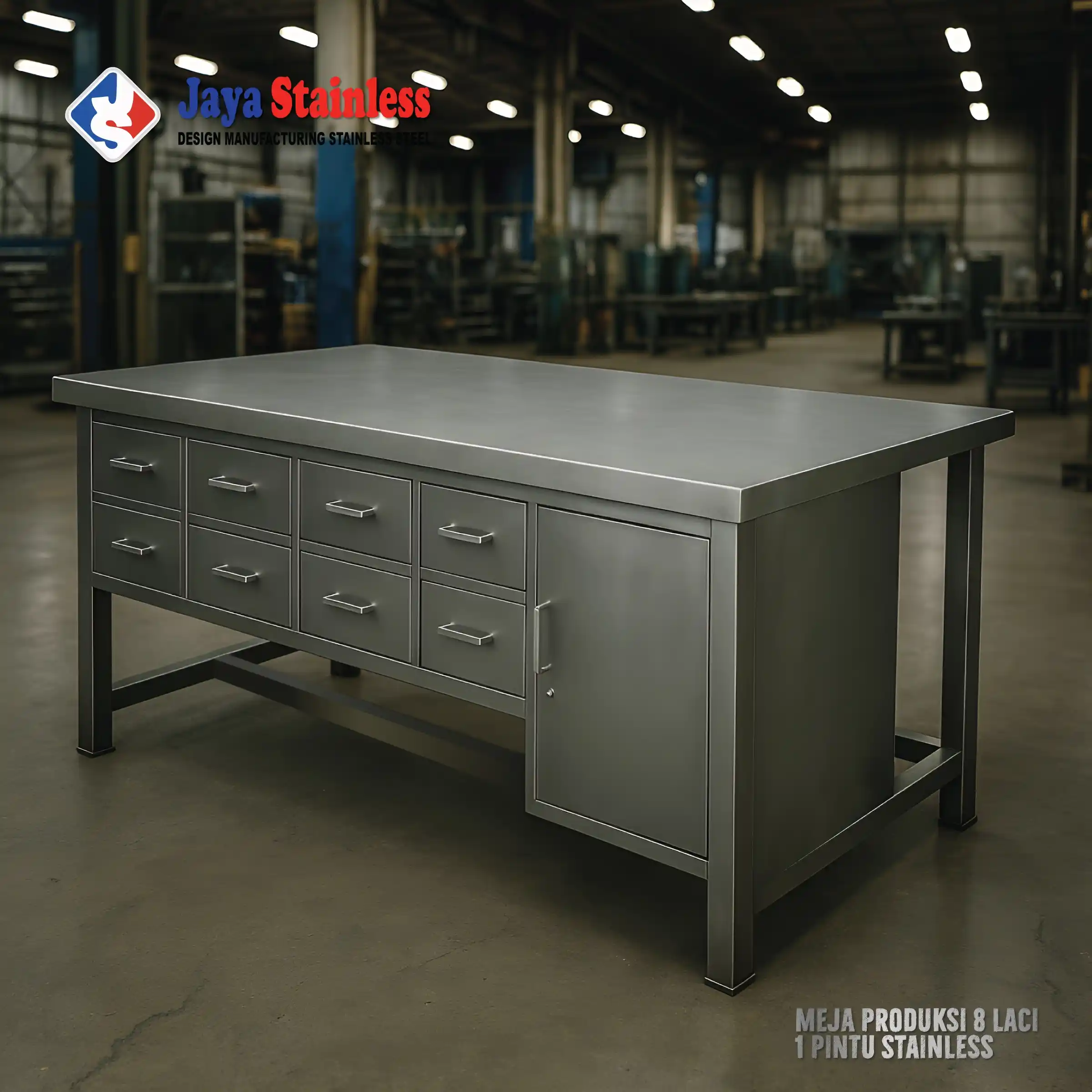 Meja Kerja Stainless – Solusi Ideal untuk Area Kerja yang Higienis dan ...